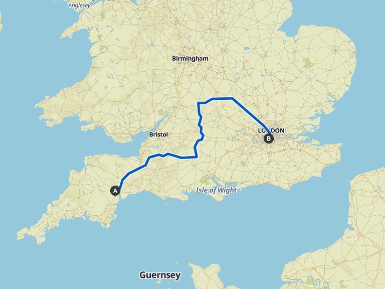 Exeter to London 400km Audax | road ride | Komoot